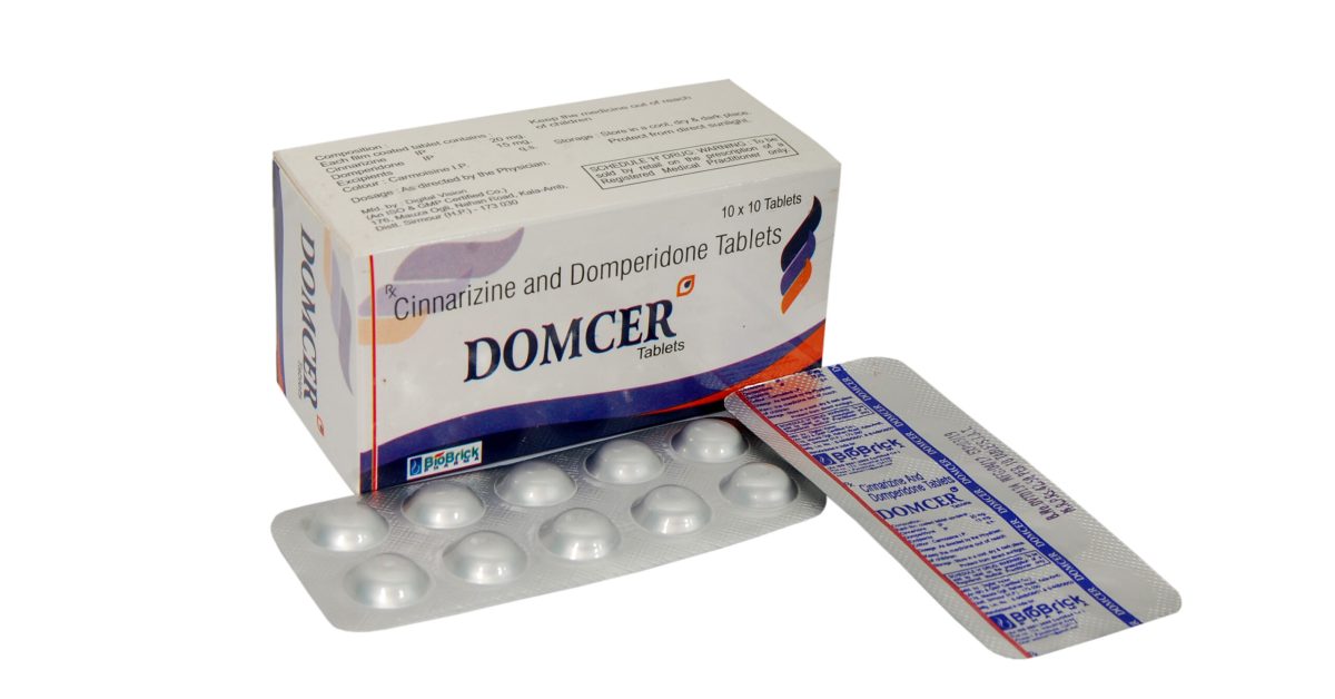 Cinnarizine, Domperidone Tablets Manufacturer and Supplier in India